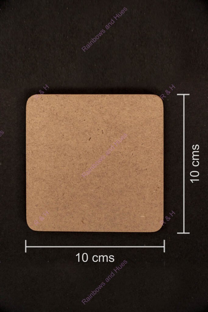 MDF COASTER - SQUARE - Rainbows And Hues
