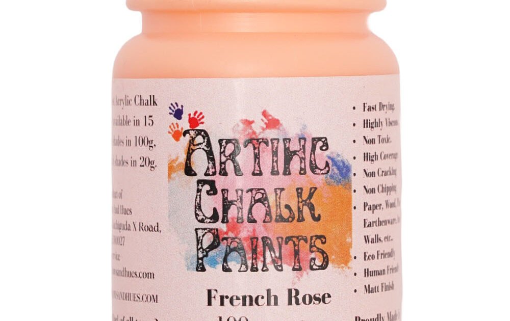 ARTIHC ARTIST'S CHALK PAINTS 100 GRAMS FRENCH ROSE - Rainbows And Hues