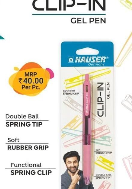 HAUSER CLIP-IN GEL PEN 2PCS - Rainbows And Hues